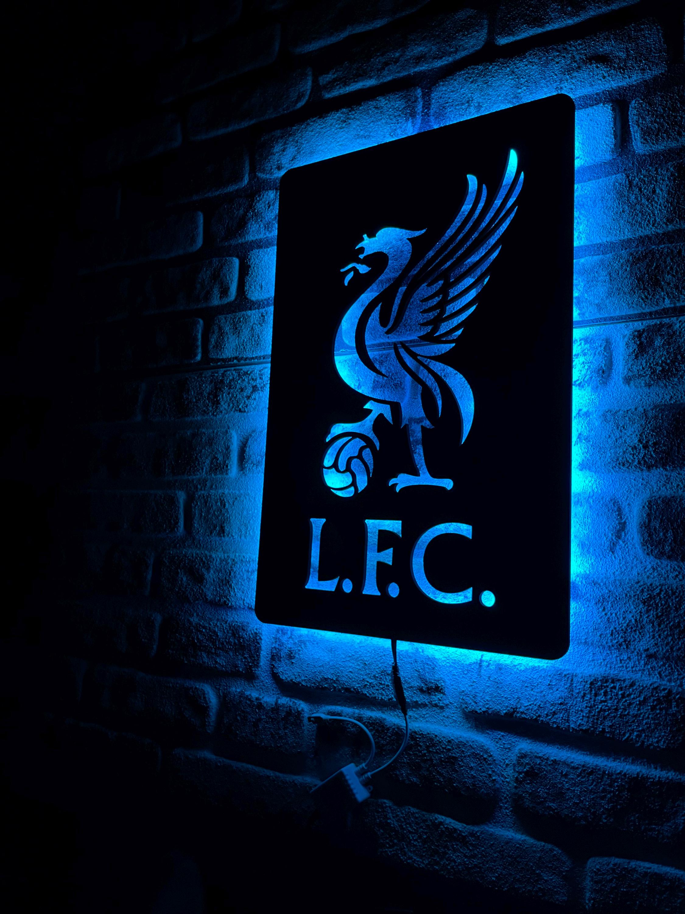Liverpool Led Sign, Neon Sign, Football Team Wall Hangings Sign ...