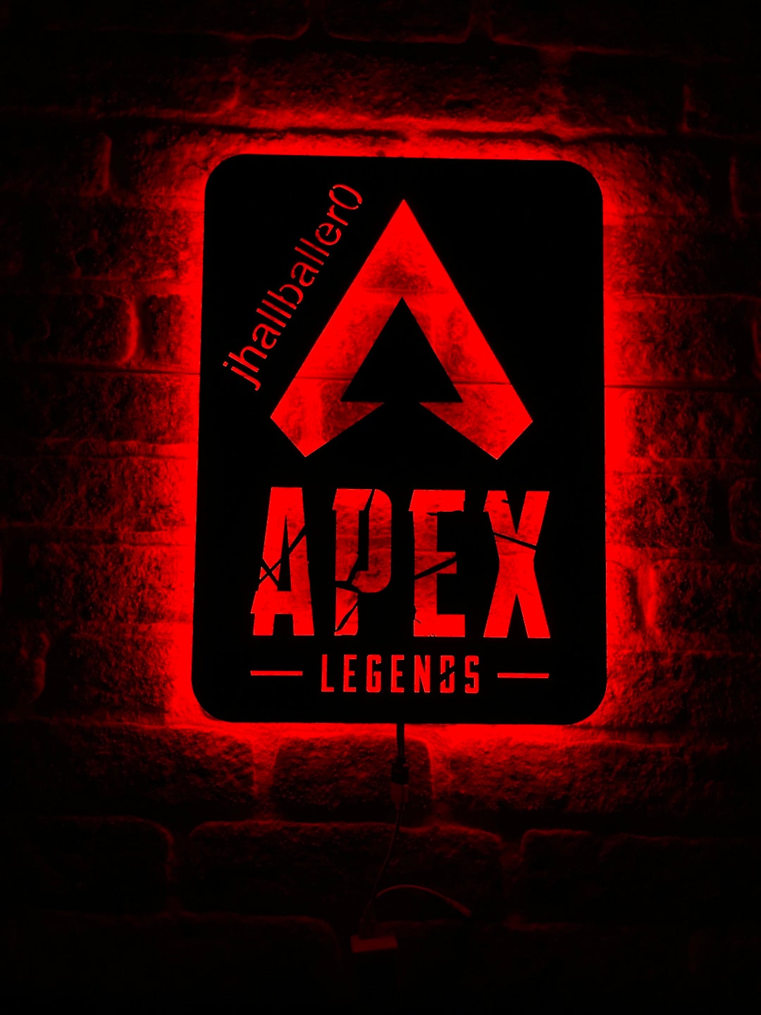 Custom Apex Legends Led Sign, Custom Apex Legends Led Light, Wood Wall ...
