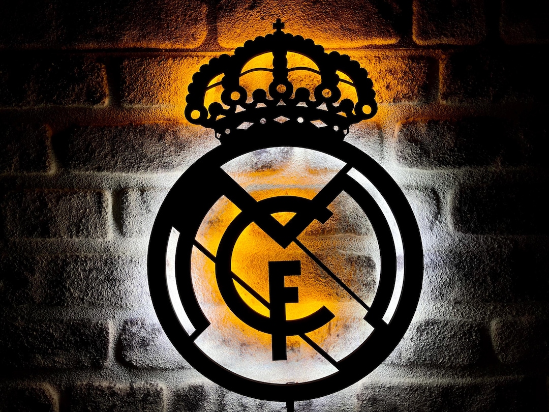 Real Madrid Led Sign, Real Madrid CF, Real Madrid Lighted up Wall Art ...