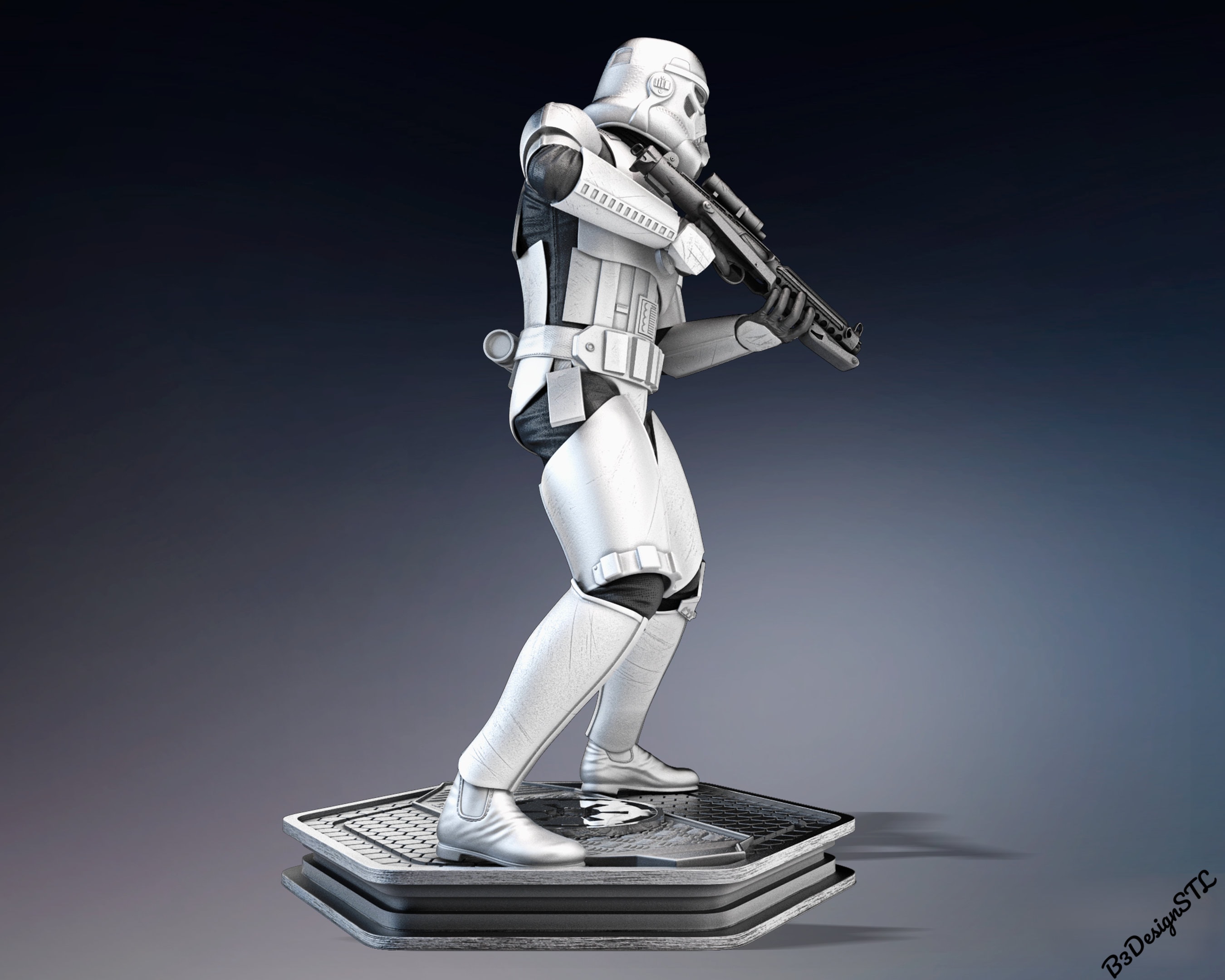 Star Wars Stormtrooper STL File, 3D Digital Printing STL File for 3D ...