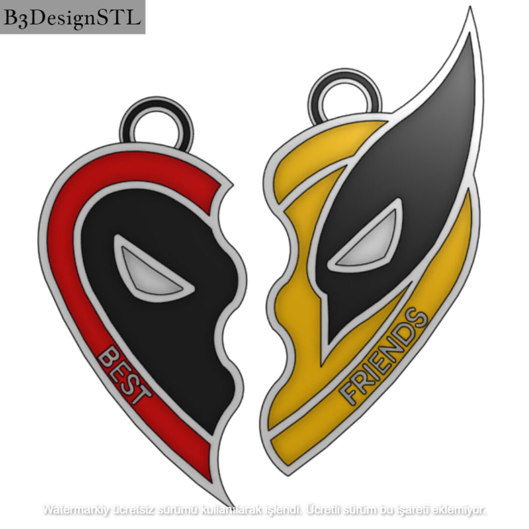 Buy Deadpool Vs Wolverine STL File, 3D Digital Printing STL File for 3D ...