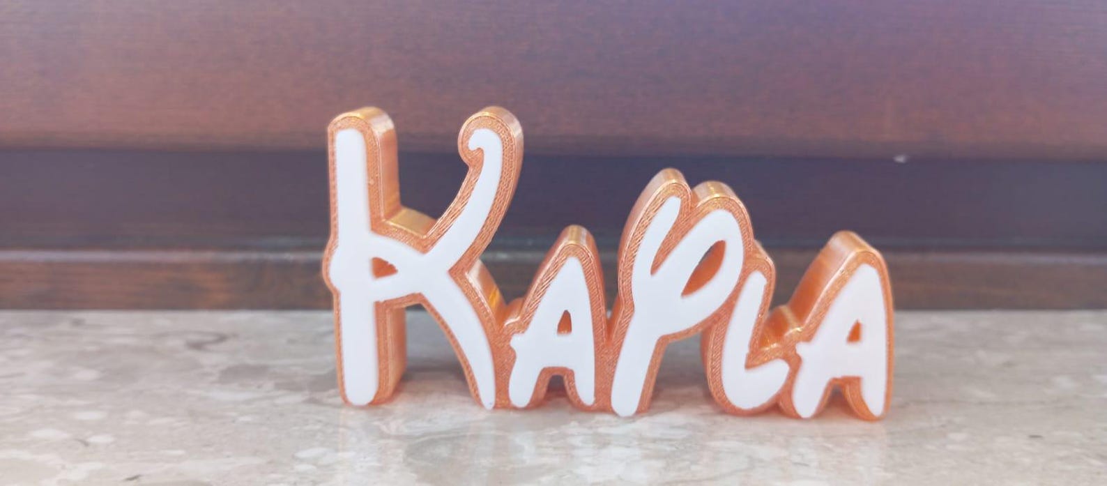 KAYLA Disney Personalized 3D Name Sign: Custom Kids Room Decor Plate ...