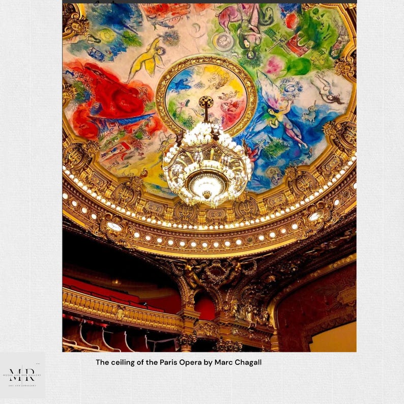 Marc Chagall 'opera House' Lithograph – Limited Edition Fine Art Print ...