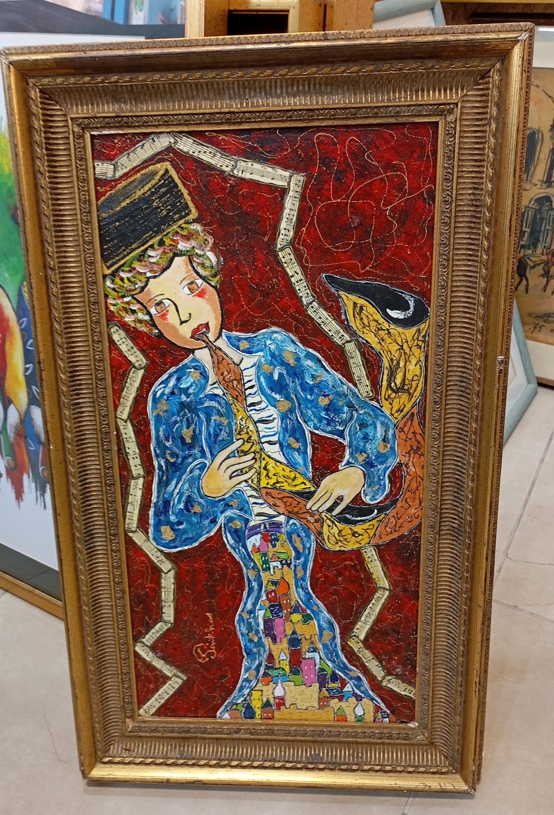 Painting of the Little Prince, Original Painting Oil on Canvas - Etsy