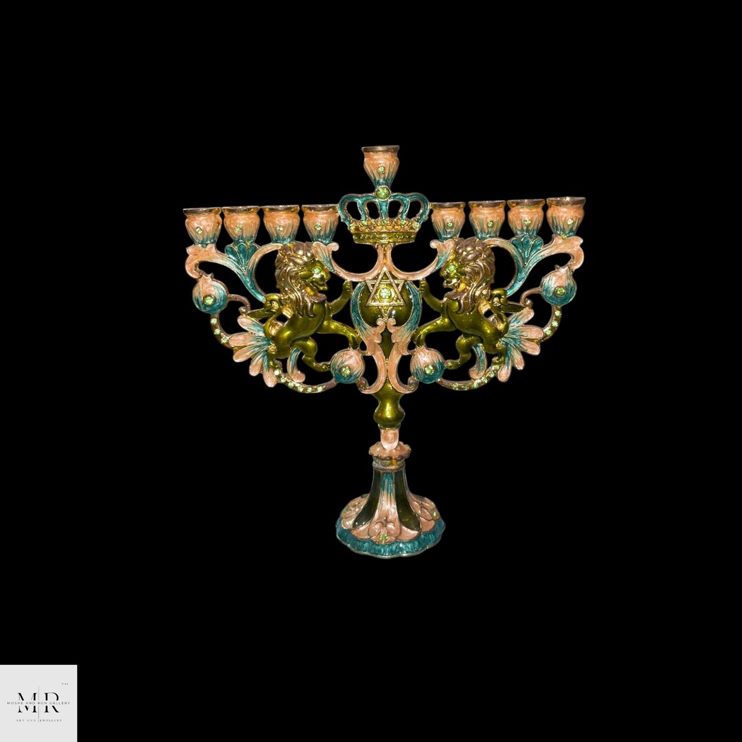 Ceramic Menorah: A Beautiful Piece for Your Hanukkah Celebration - Etsy