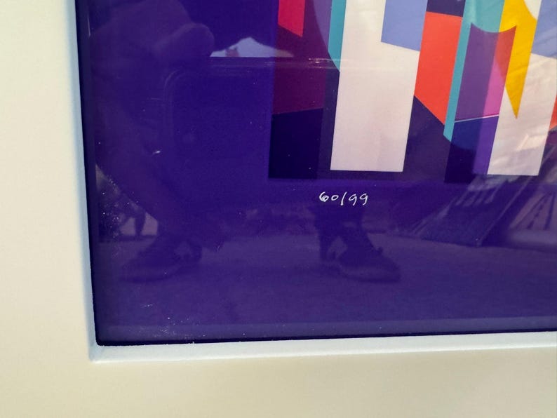 Yaacov Agam – Color púrpura excepcional – Decoración de pared ...