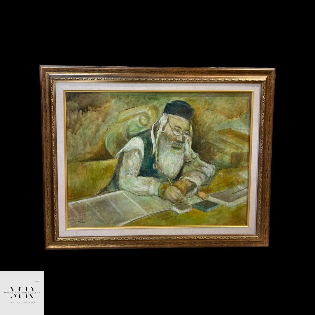 A Spectacular Painting by Sofer Setam - Classic Jewish Art - Etsy