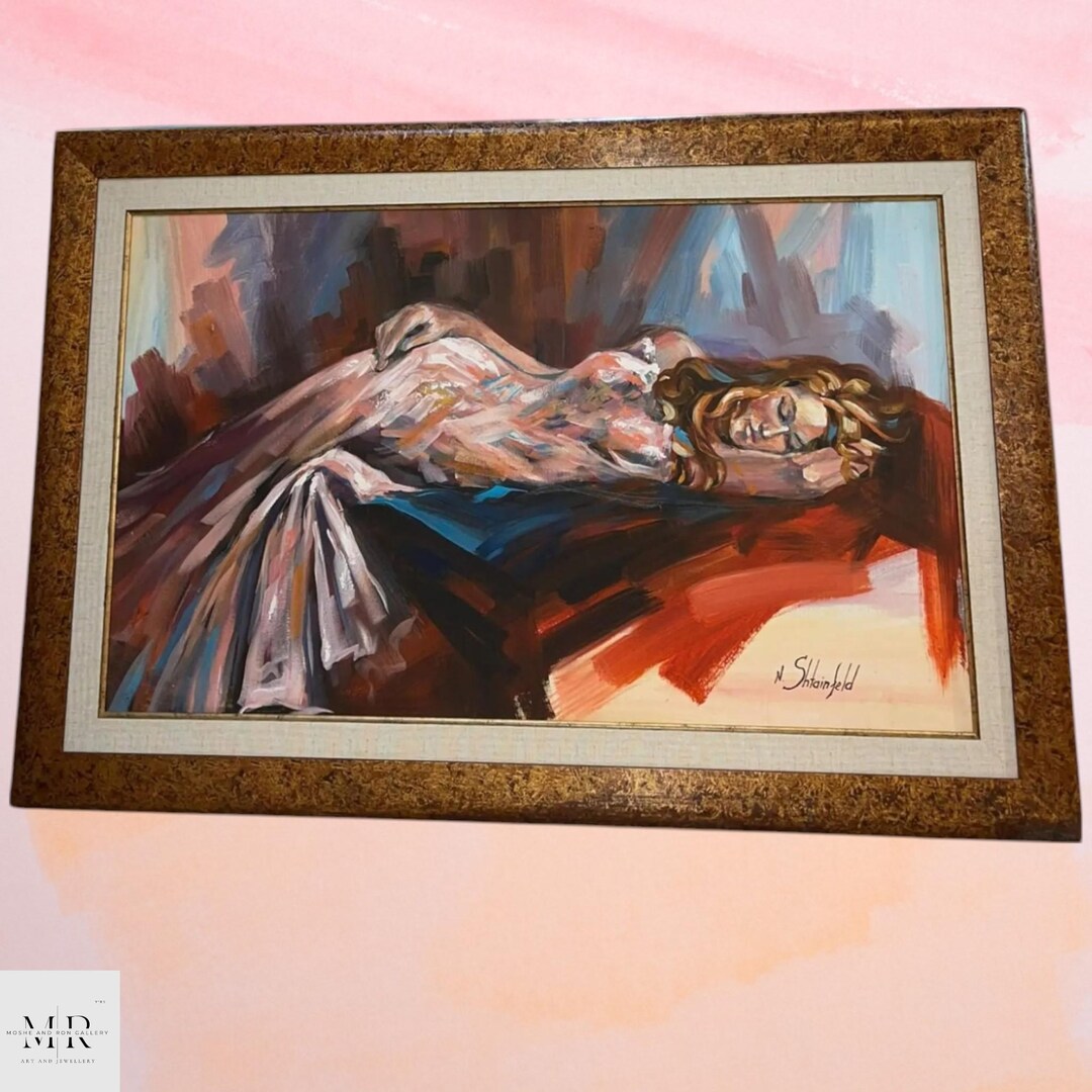 Original Oil Painting - Woman in Dress, Elegant Art - Etsy