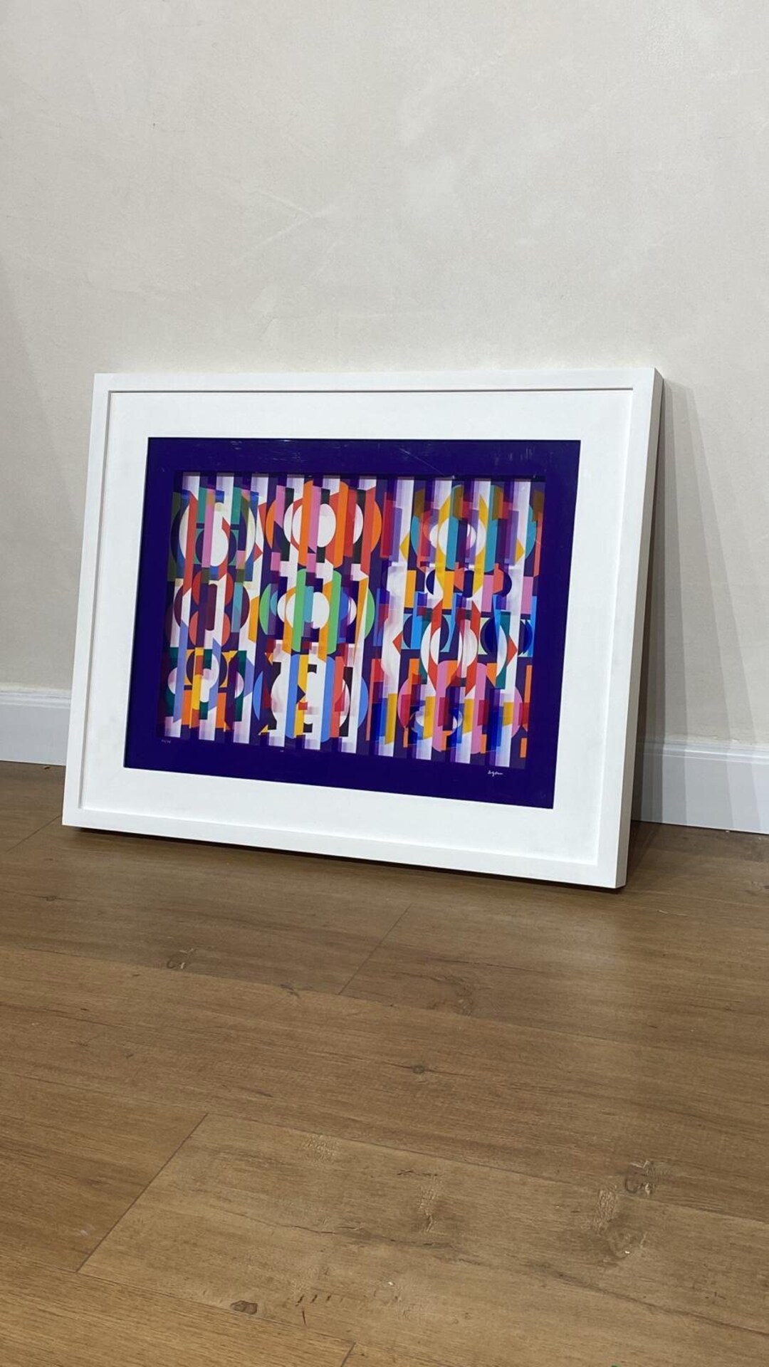 Yaacov Agam Style Art Print | Kinetic Optical Wall Art | Colorful ...