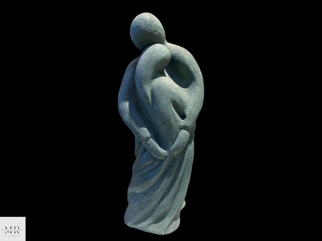 Handcrafted Stone Sculpture by Artist Baruch –lovers Sculpture – Unique ...