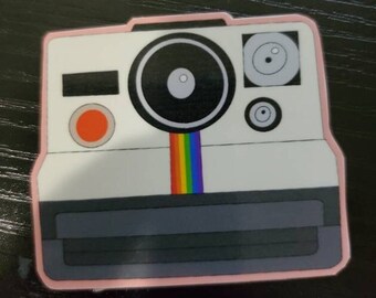 Mini Polaroid Camera Weatherproof Vinyl Sticker - Etsy