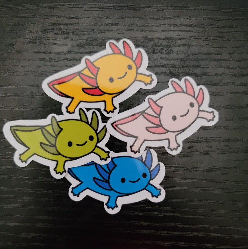Axolotl Stickers - Etsy