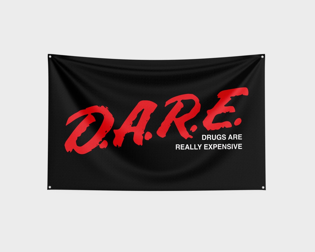 D.A.R.E Flag College Dorm Tapestry Room Decor Wall Hanging Multiple ...