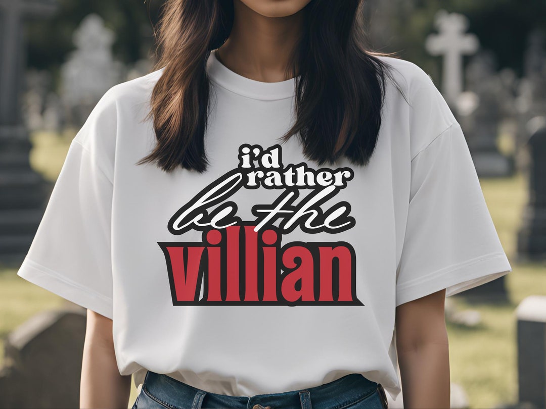 Funny Villain Shirt Funny Halloween Shirt Funny Antihero Shirt Unisex ...