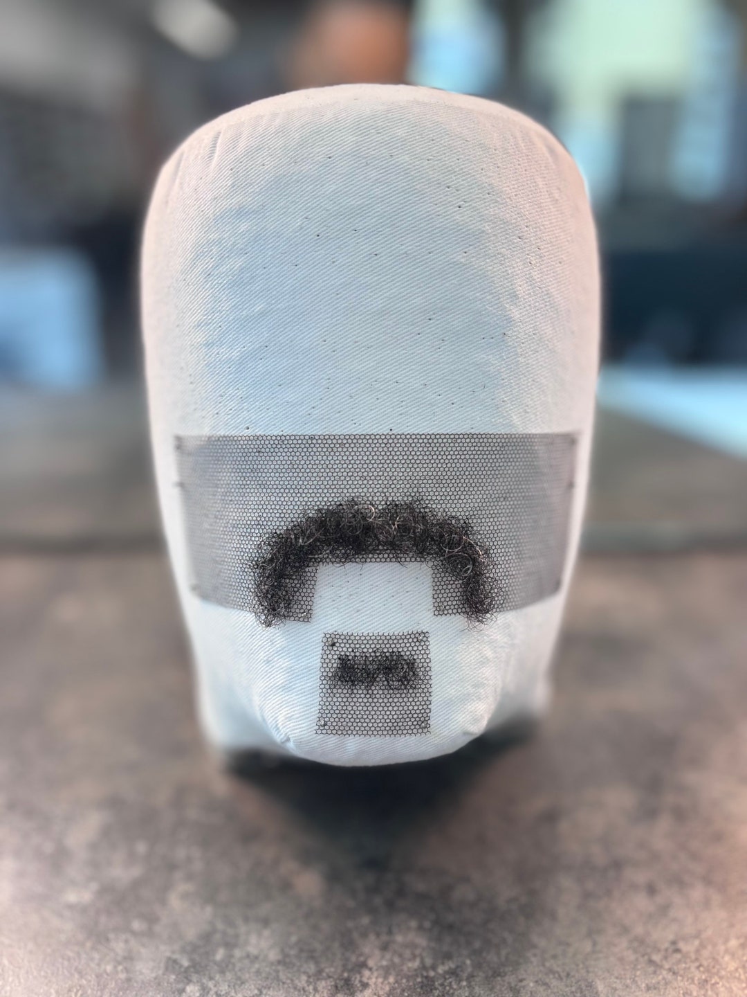 Popular 1970s Horseshoe Style Moustache. Synthetic Frizzle Facial Hair ...
