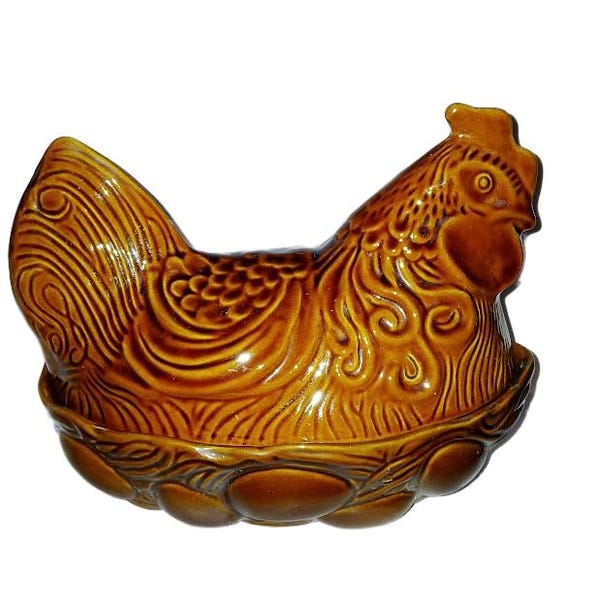 Ceramic Chicken Hen Egg Holder - Etsy UK