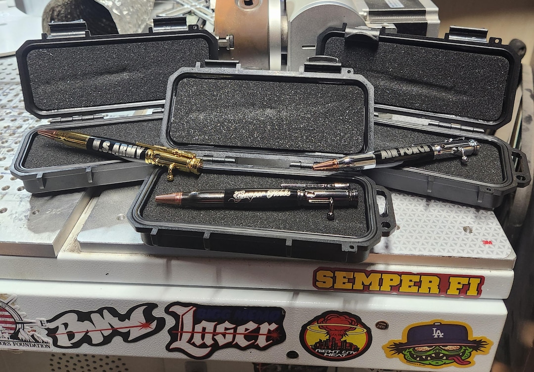 Bolt Action Ballpoint Bullet Pen With Polymer Case (custom Laser ...