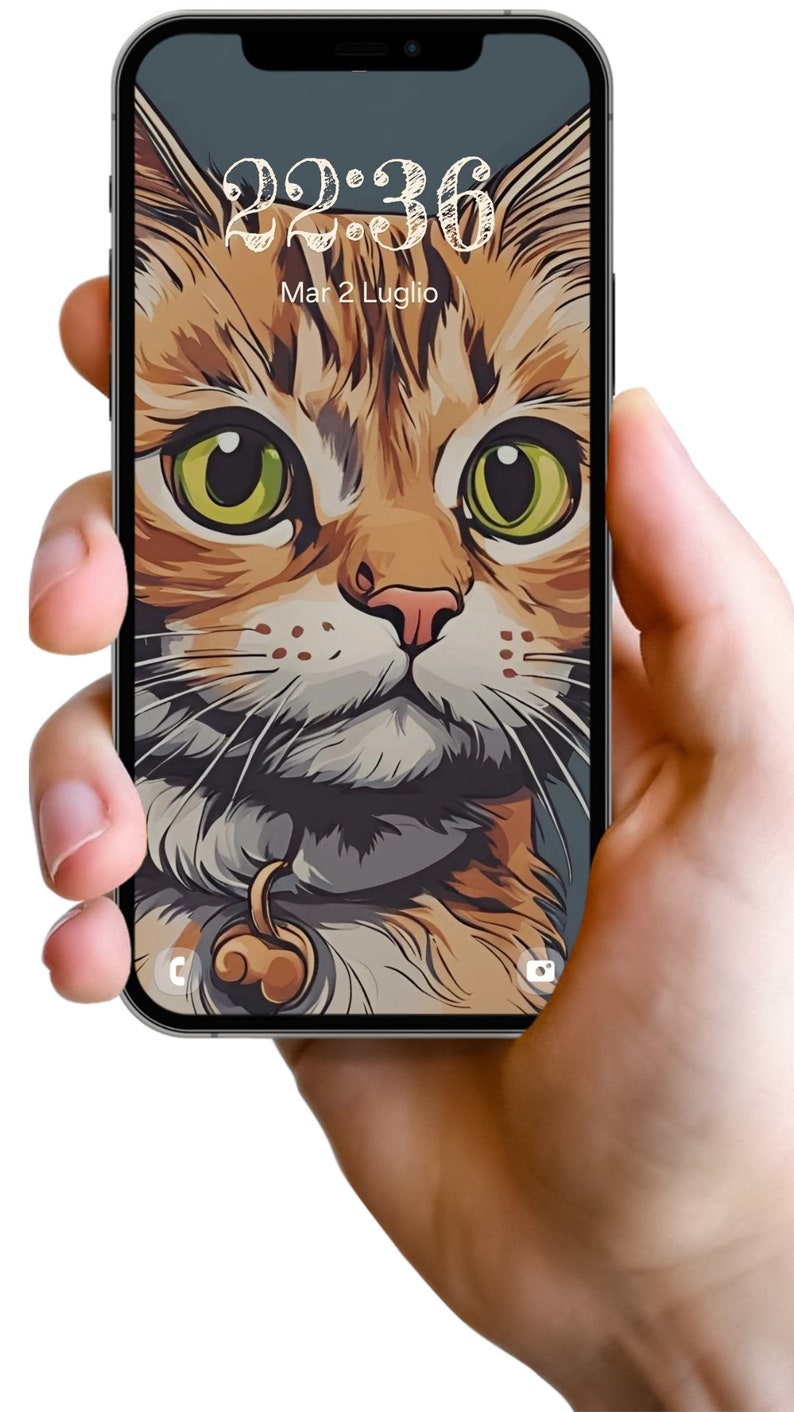 3 Cat Smartphone Wallpapers Collection 1 - Etsy