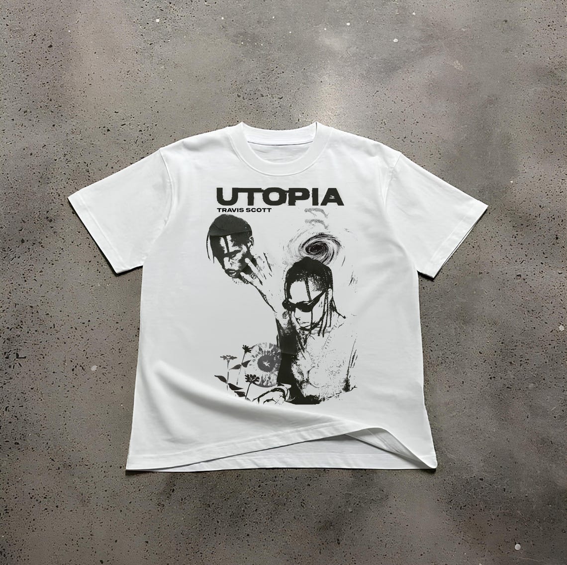 Travis Scott Utopia T-shirt | Utopia Merch & Concert Wear | Rap Music ...