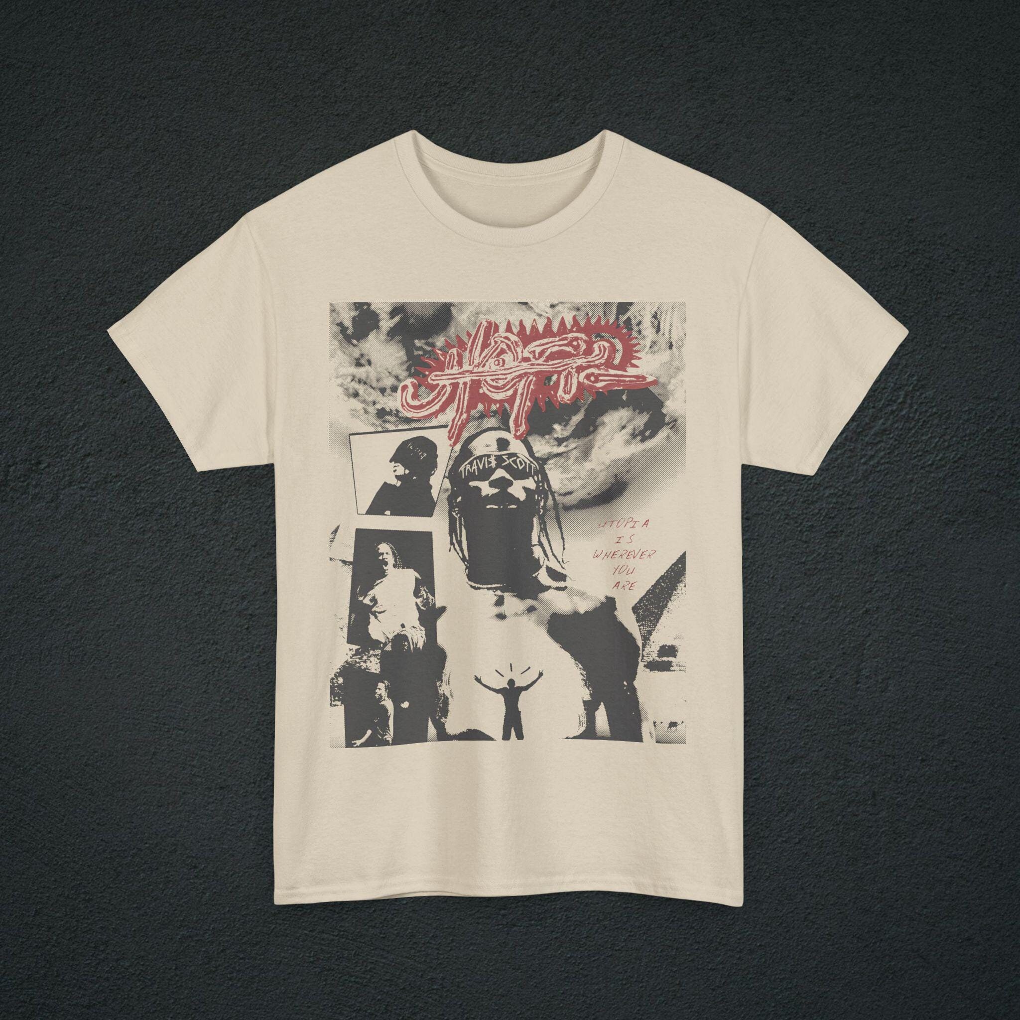 Utopia Album Shirt, Travis Scott Tee, Hip Hop Merch, Festival Shirt ...