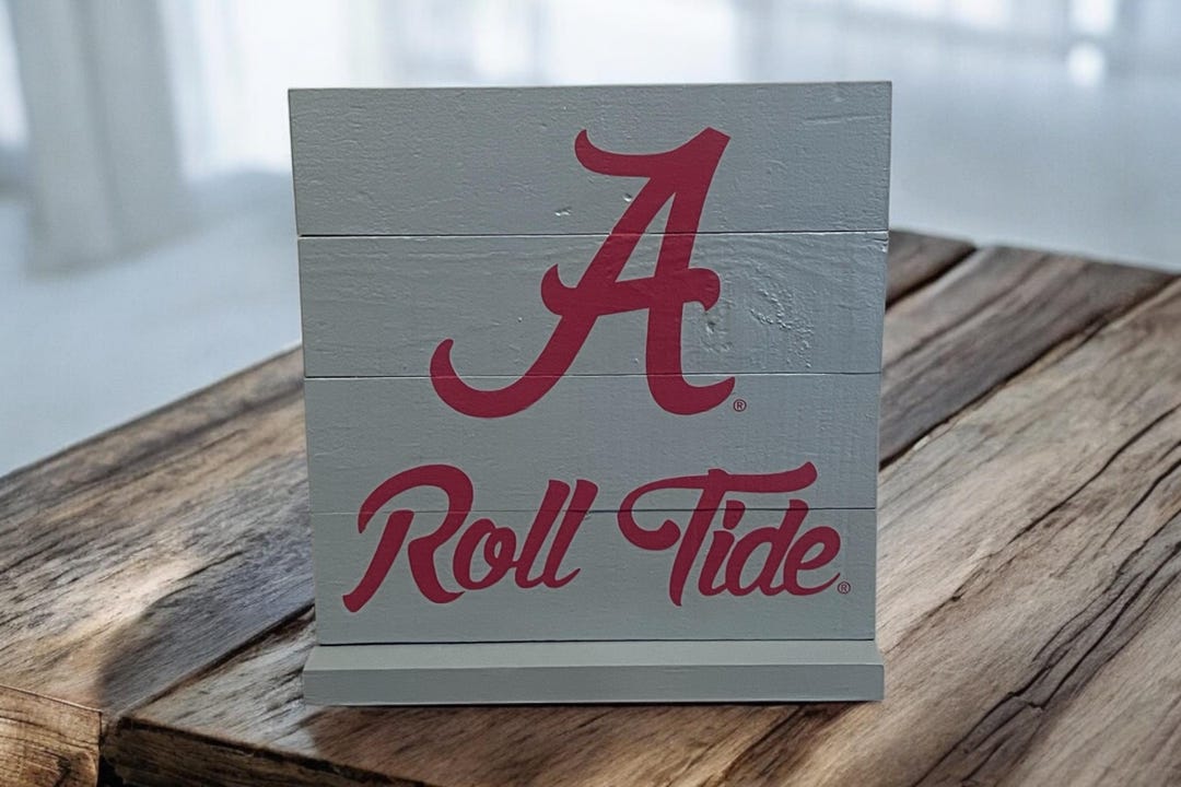 Roll Tide Tabletop Wood Sign - Etsy
