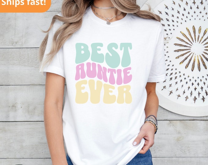 Man I Feel Like an Auntie Shirt, Aunt Gift for Her, Western Graphic Tee ...
