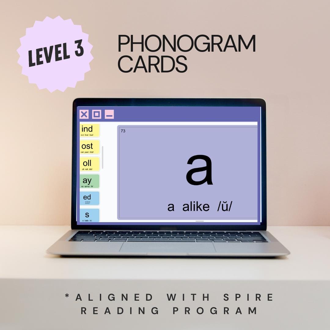 Level 3 Digital Phonogram Cards - Etsy