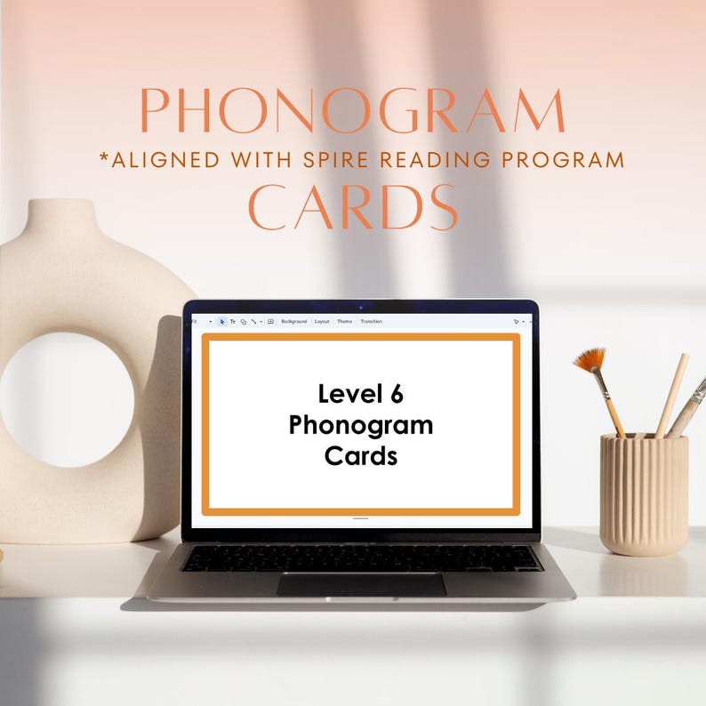 Level 6 Digital Phonogram Cards - Etsy