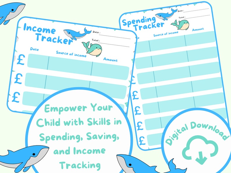 Printable A4 Kids Financial Literacy Worksheets: Children Spending ...