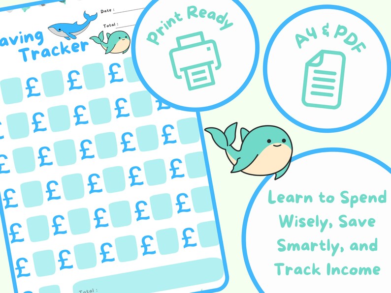 Printable A4 Kids Financial Literacy Worksheets: Children Spending ...