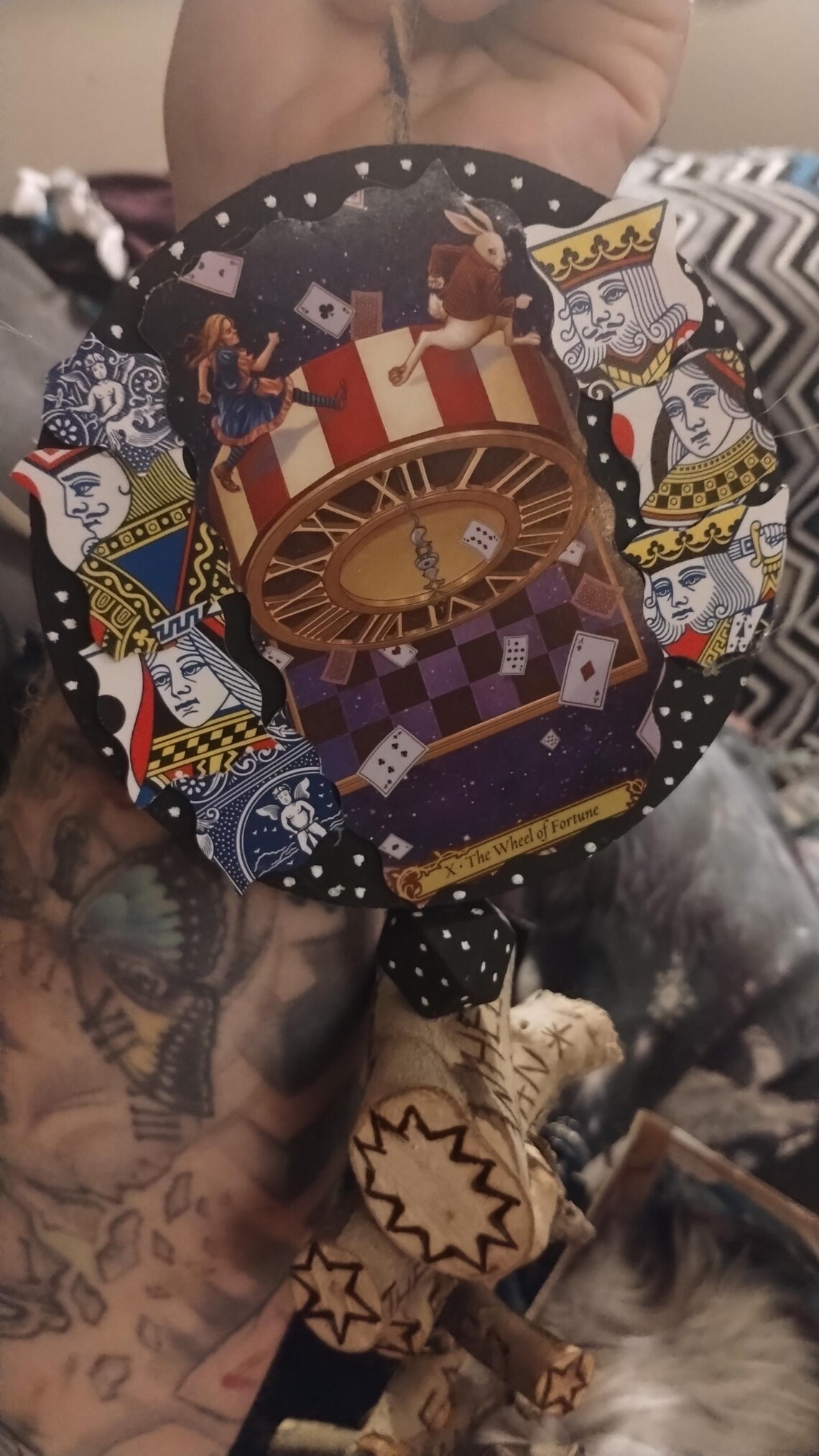 Tarot Themed Witch Ladder: the Magician/the Wheel of Fortune - Etsy