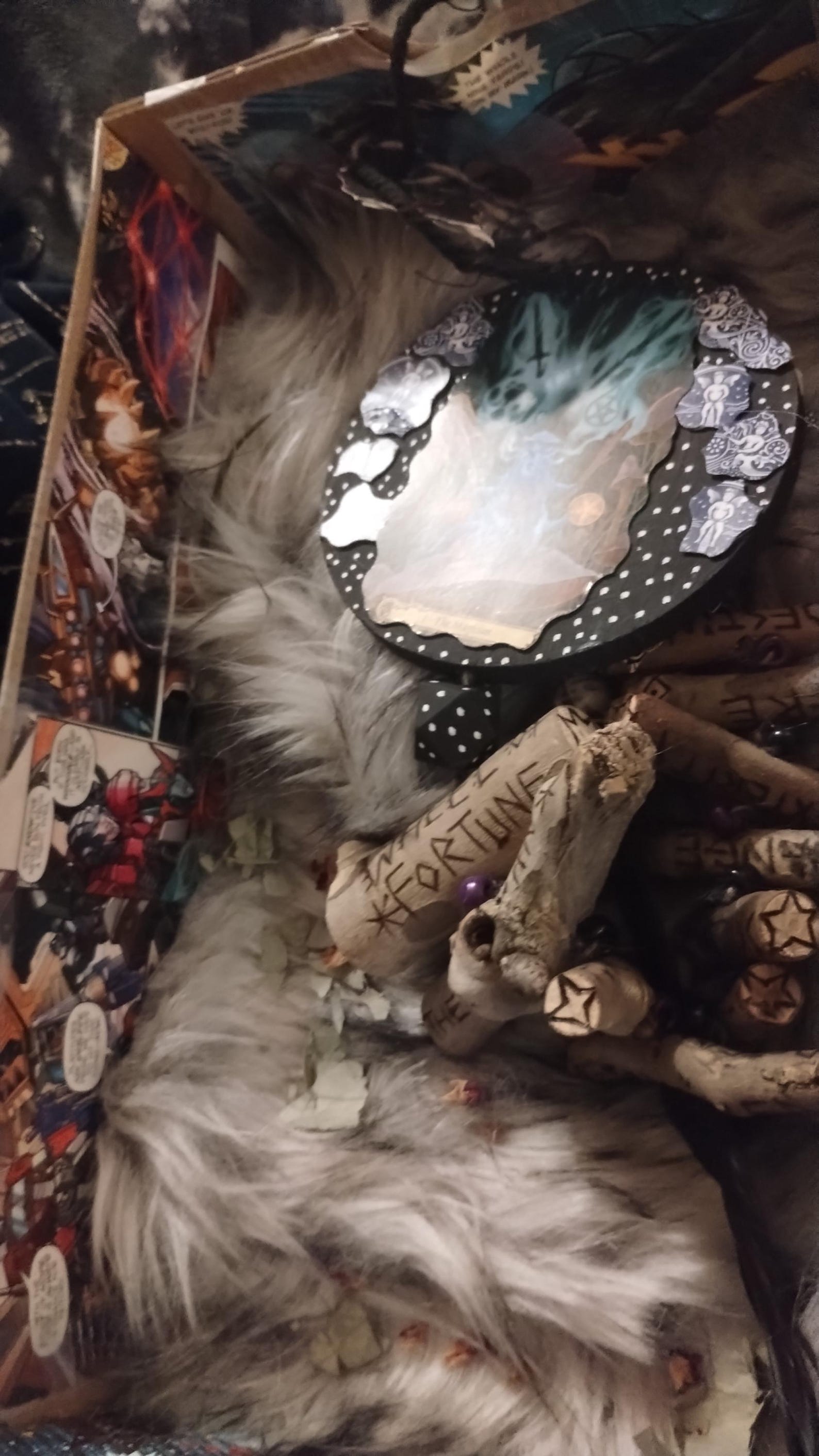 Tarot Themed Witch Ladder: the Magician/the Wheel of Fortune - Etsy