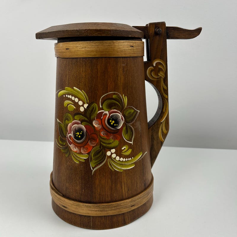 Wooden Jug - Etsy
