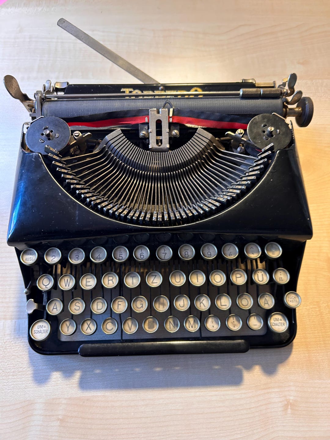 Typewriter Torpedo Weilwerke Frankfurt Main Retro Typewriters Antique ...