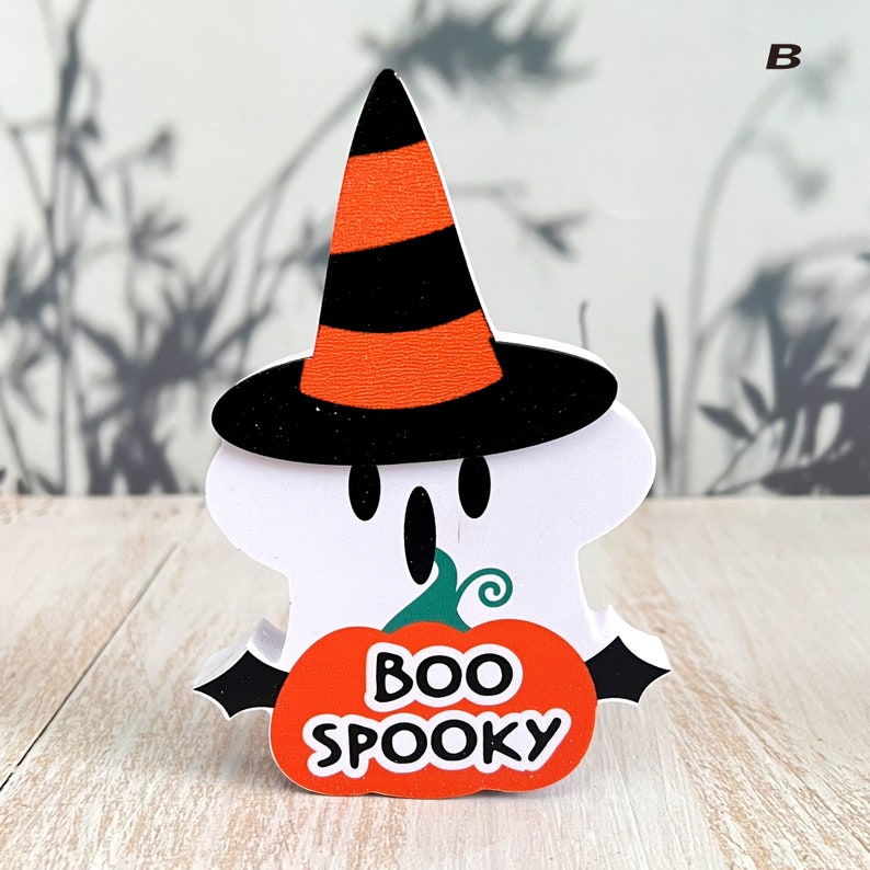 Cute Ghost Halloween Decorations,desktop Decor,pvc Material ...