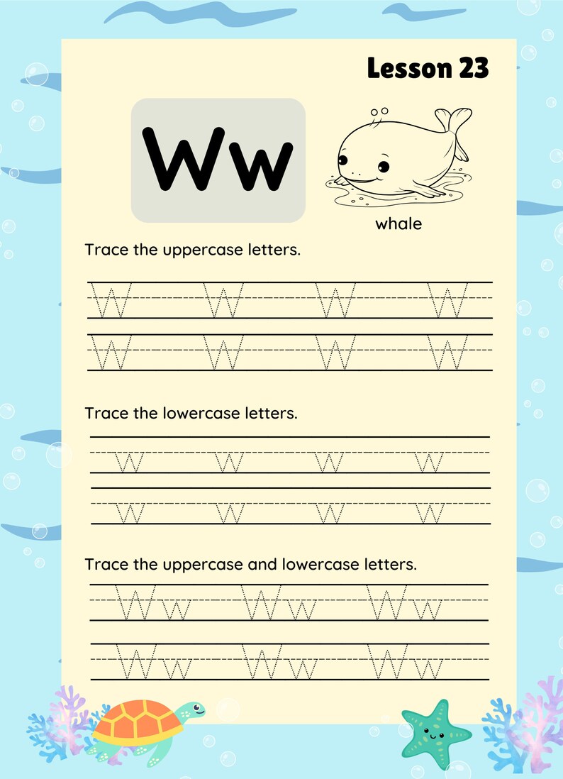 Let's Write Letters and Numbers Printable, Number Tracing, Letter ...