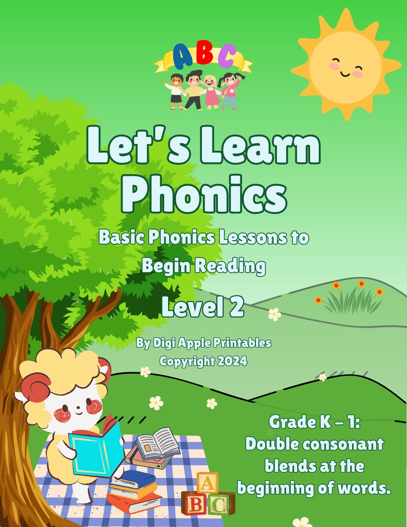 Let's Learn Phonics Basic Phonics Lessons to Begin Reading, Level 2 ...