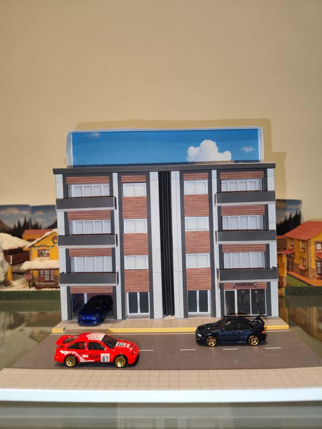 Edificio Gris Urbano – Diorama Papercraft 1:64 (descarga Digital En PDF ...