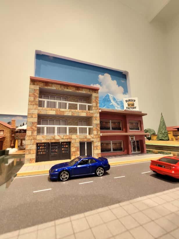 Building + Burger Shop - Urban - Papercraft Diorama 1:64 (digital PDF ...