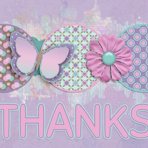 Butterfly Kisses Digital Scrapbook Kit for Scrapping, Card Making, Junk ...