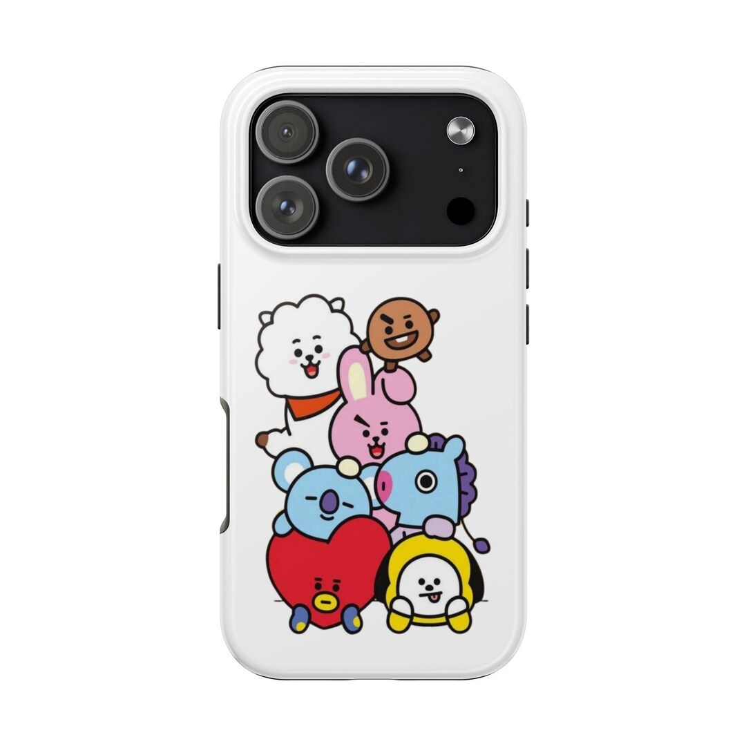 BT21 Characters Phone Case | Cute Cartoon Stack iPhone Case | BTS Phone ...