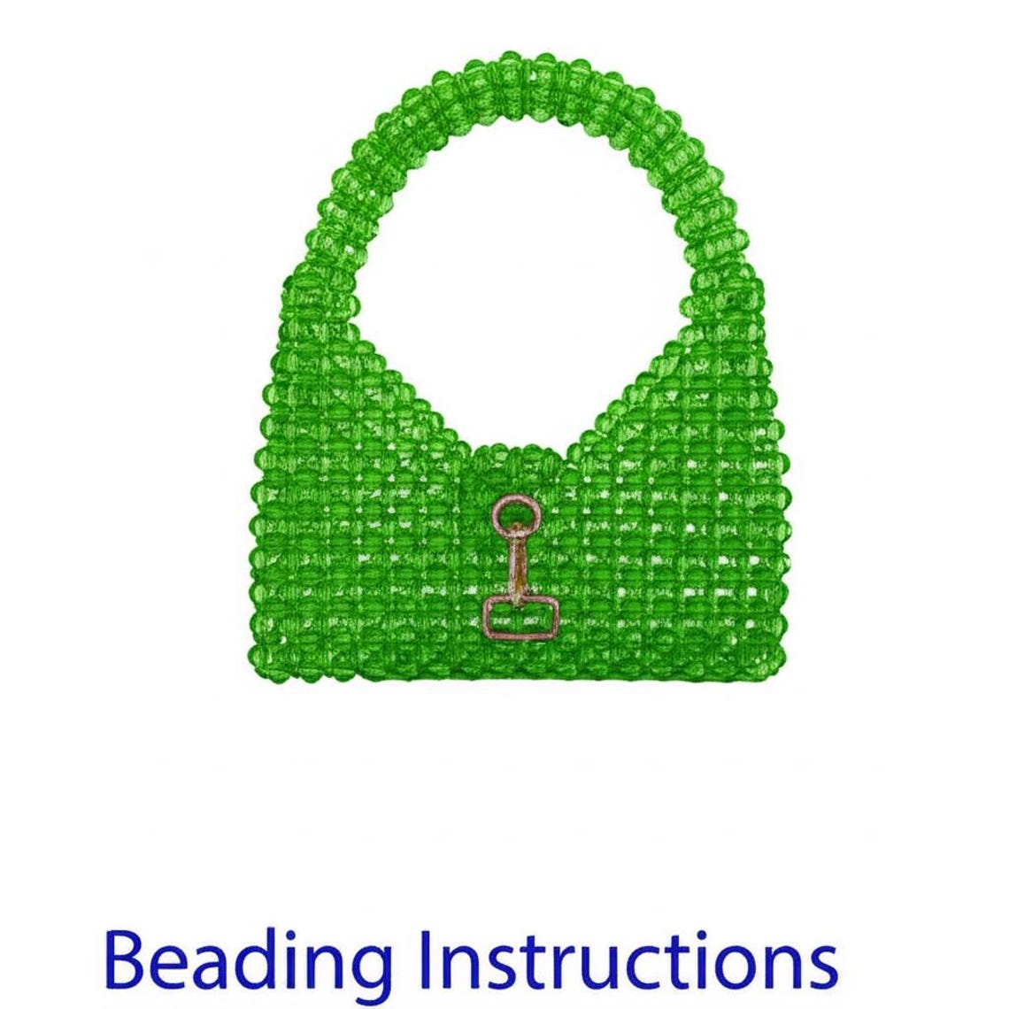 Beaded Bag Pattern and Instruction PDF | Full Handbag Tutorial With ...