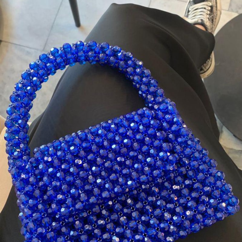 Glass Beaded Vintage Bag - Etsy