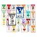 Printable Hebrew Alphabet Flash Cards for Learning | 2 Unique Themed ...