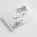 Custom Wedding White Guest Book Simple Guest Book Elegant Wedding ...