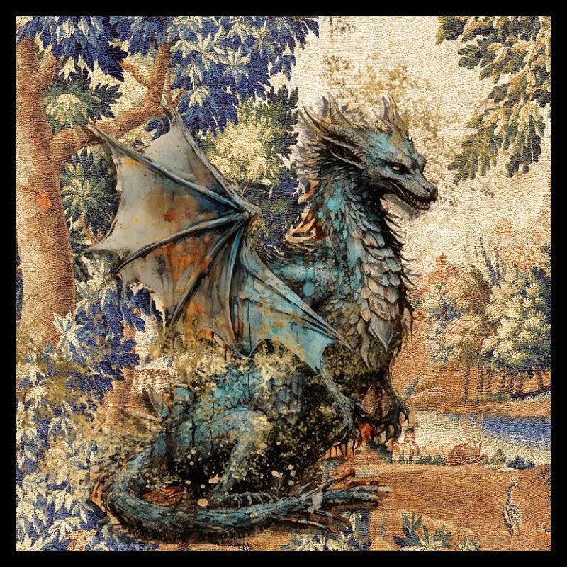 Dragon Fabric - Etsy