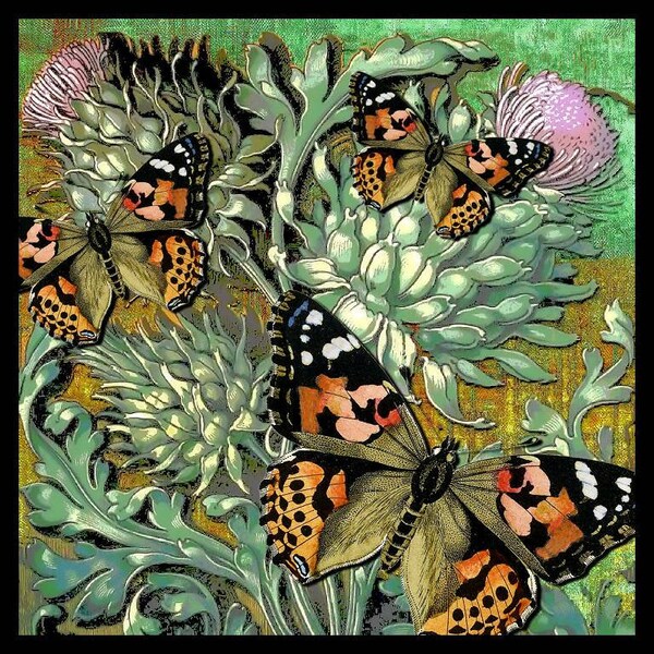 Thistle Fabric - Etsy