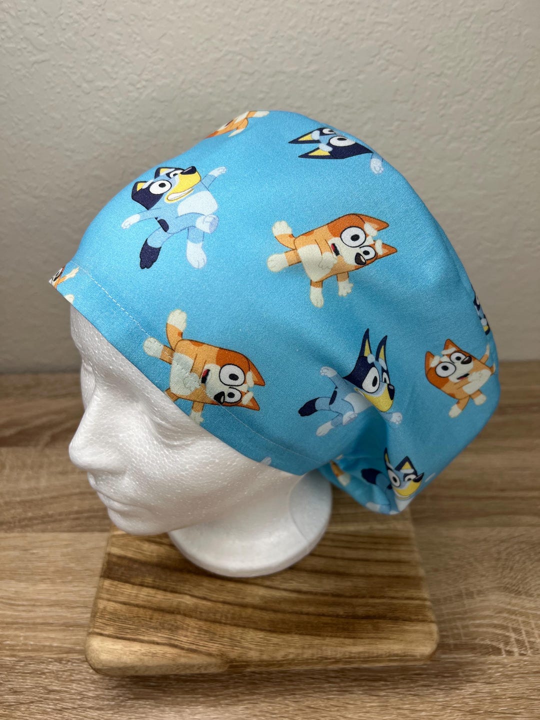 Bluey & Bingo Euro Scrub Cap With Hidden Adjustable Toggle - Etsy