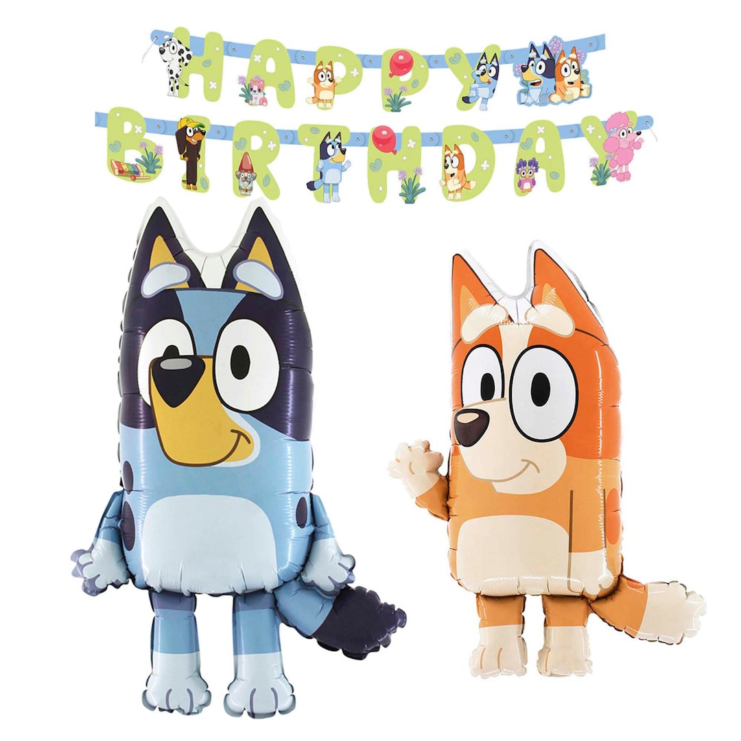 Bluey and Bingo Balloons Bluey Birthday Decorations Bluey - Etsy.de