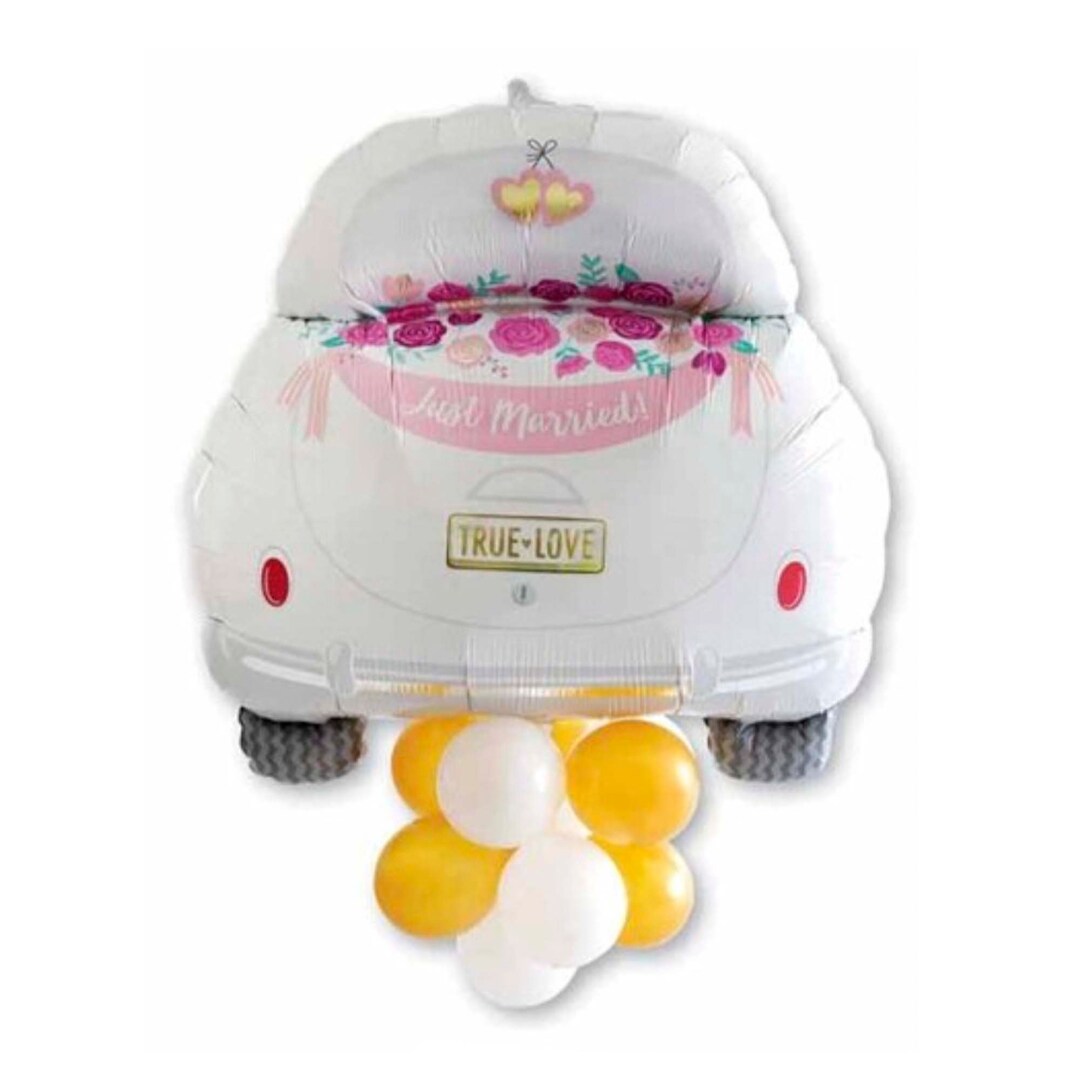 Wedding Balloon, Just Married Balloon, Garland Foil Decoration, Wedding ...